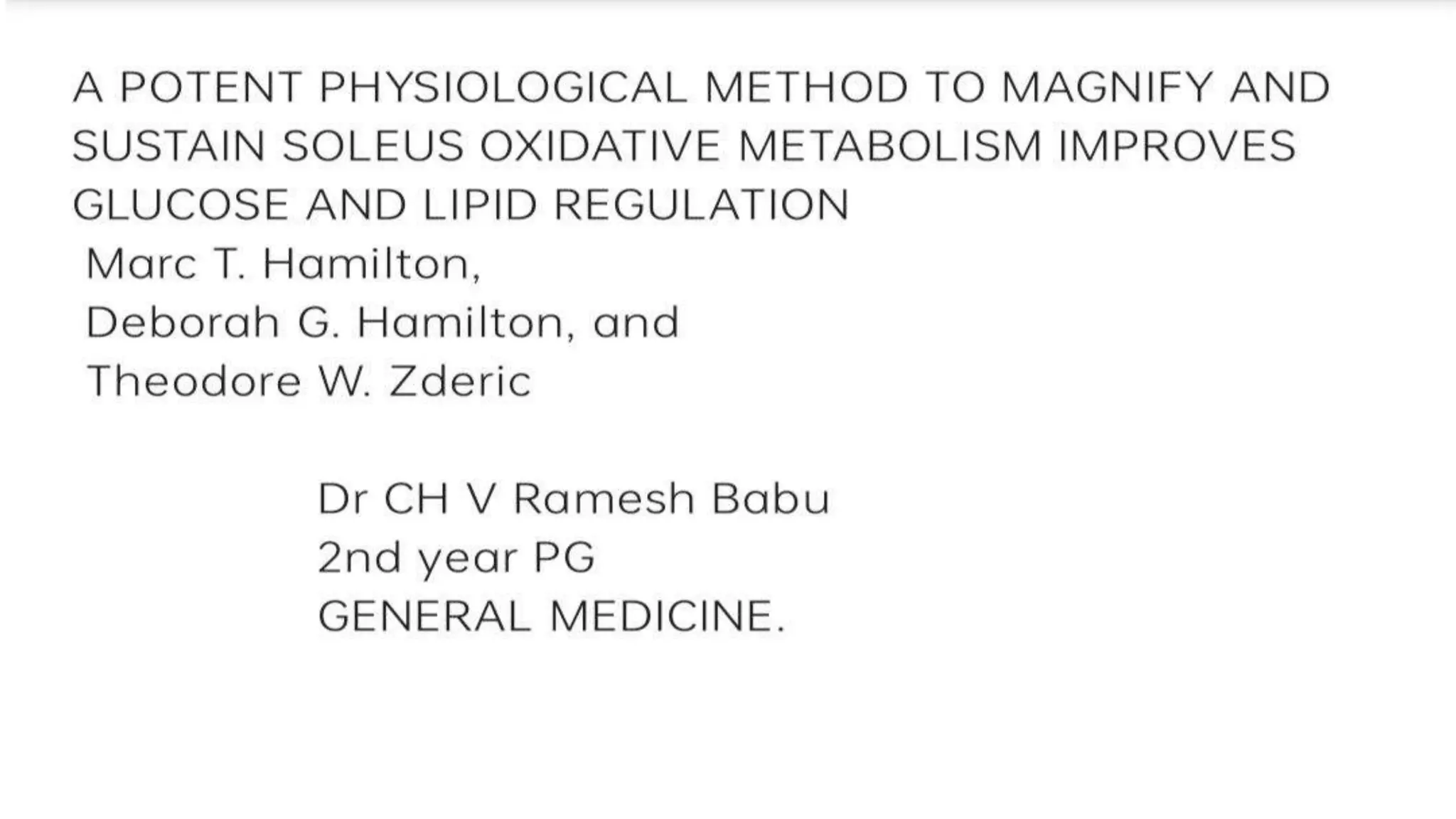 SOLEUS THE SLOW OXIDATIVE MUSCLE .pptx
