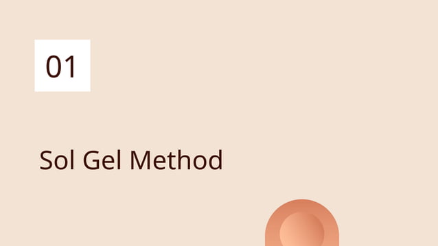 Sol Gel Method for thin film fabrication of nano materials.pptx