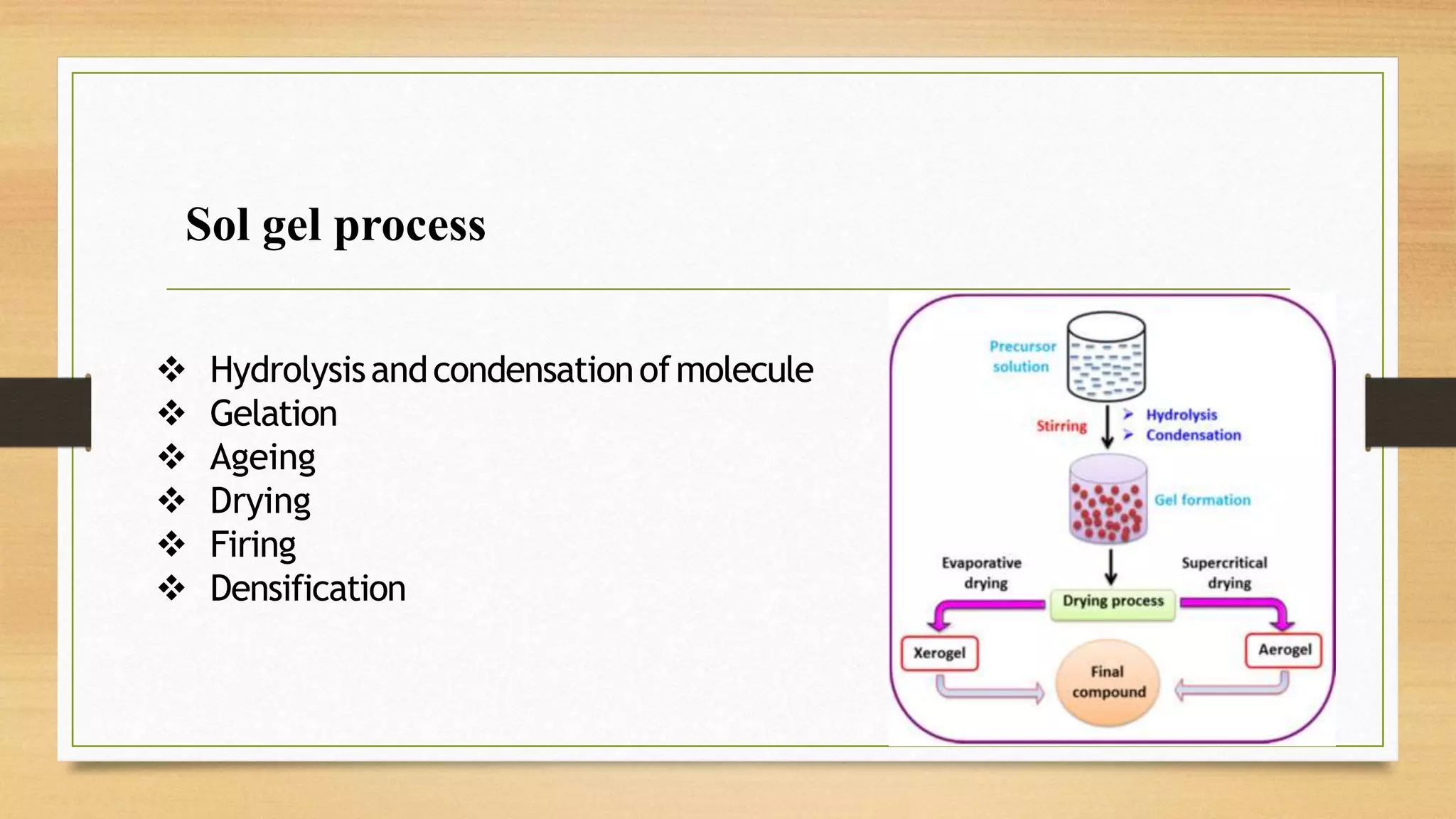 Sol gel method and solid state reactions | PPTX