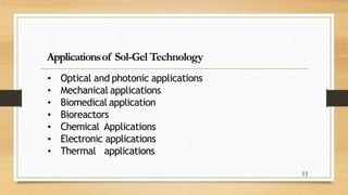 Sol gel method and solid state reactions | PPTX