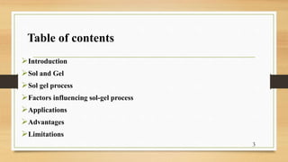Sol gel method and solid state reactions | PPTX