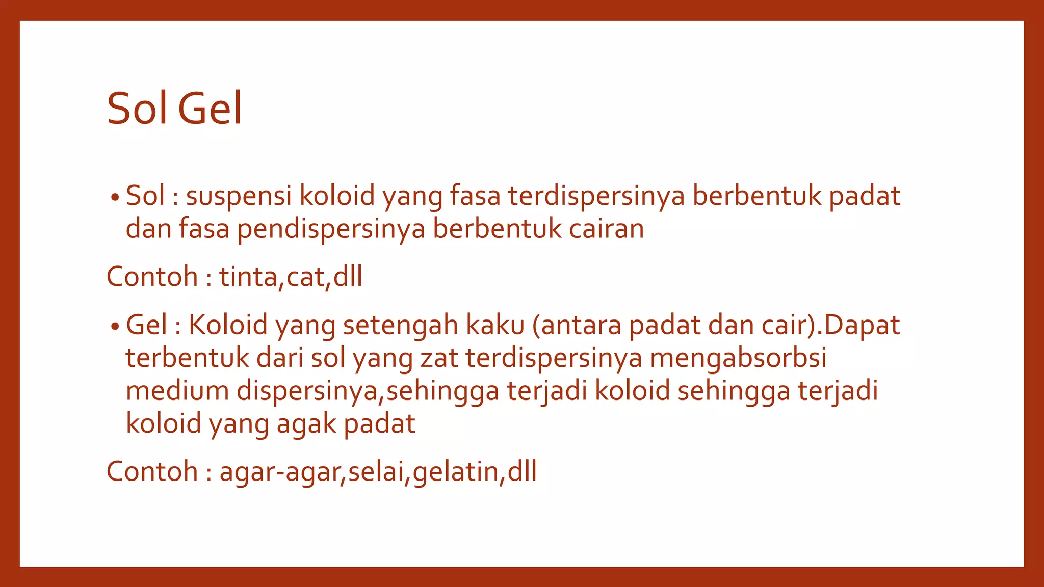 Sol gel methode | PPTX