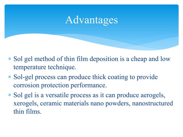 sol gel synthesis (1).pptx | Chemistry | Science