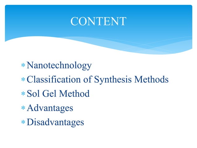 sol gel synthesis (1).pptx | Chemistry | Science