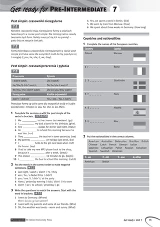 Solutions pre-int 1ed tests | PDF