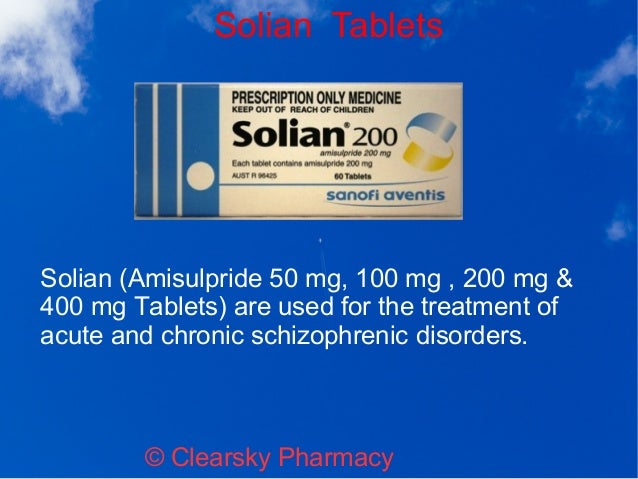 Solian (Amisulpride tablets)