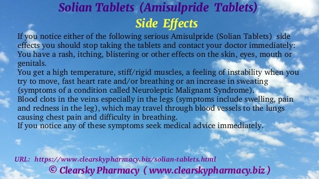 Solian Tablets (Amisulpride tablets) | PDF