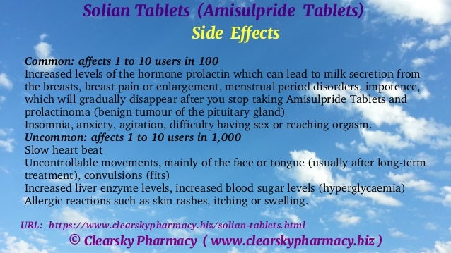 Solian Tablets (Amisulpride tablets) | PDF
