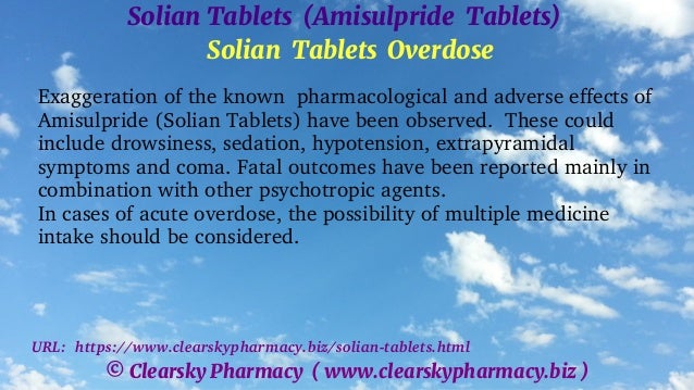 Solian Tablets (Amisulpride tablets) | PDF