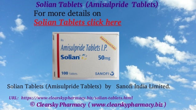 Solian Tablets (Amisulpride tablets) | PDF