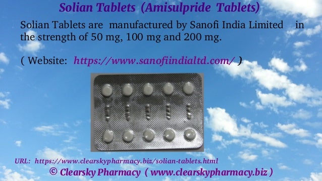 Solian Tablets (Amisulpride tablets) | PDF