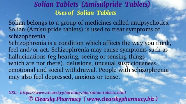 Solian Tablets (Amisulpride tablets) | PPT