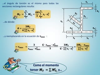 Solicitación por Torsión - Resolución Ejercicio N° 13.pptx
