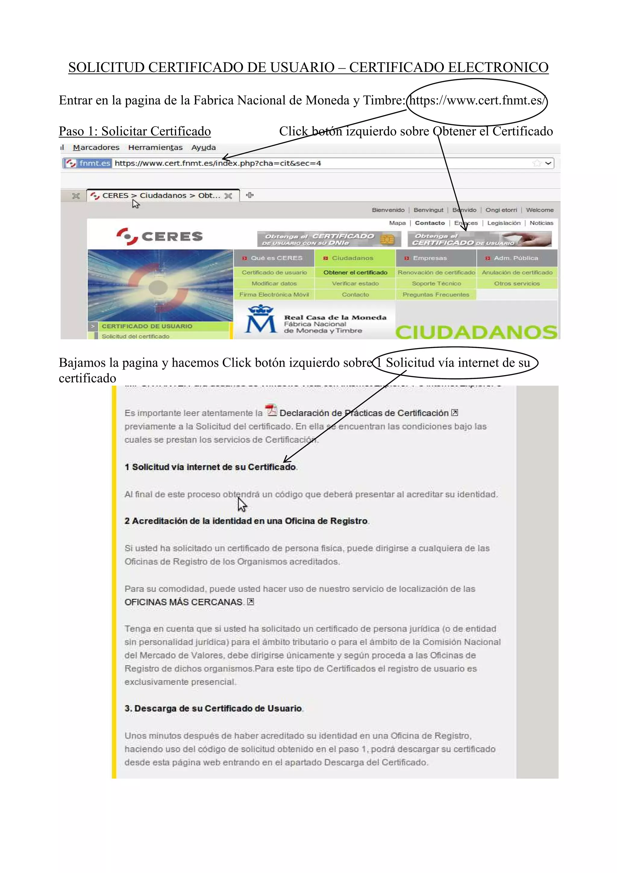 Solicitud certificado digital | PDF | Technology & Computing