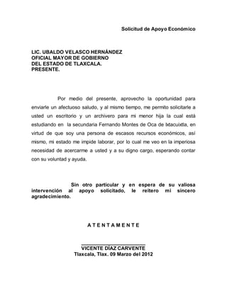 Formato De Solicitud De Apoyo Economico Actualizado Mayo 2021 Images