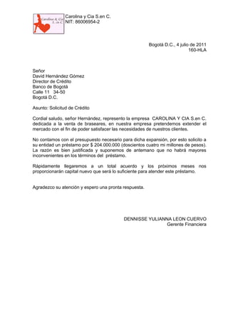 Solicitud de credito | PDF