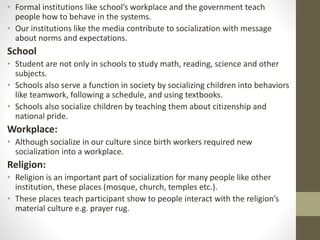 socialization | PPTX