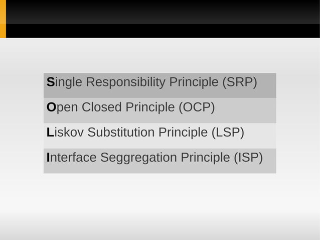 SOLID Design principles | PDF