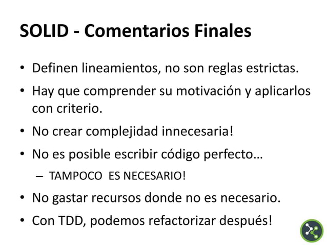 Principios SOLID | PPTX