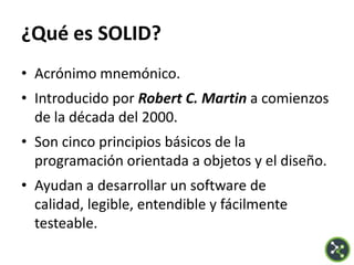 Principios SOLID | PPTX