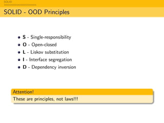 Solid - OOD Principles | PPT