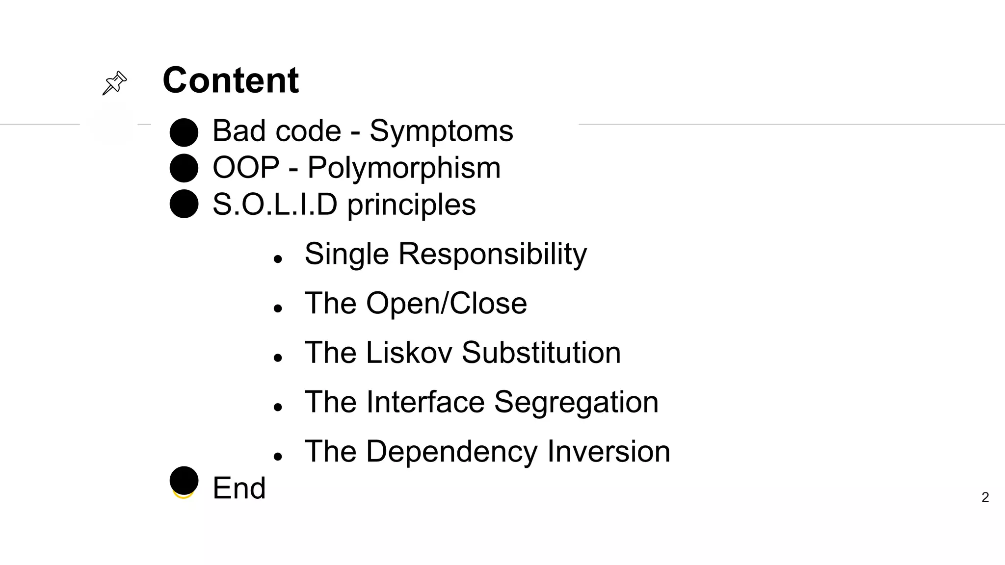 S.O.L.I.D: Principles of OOP and Agile design | PPTX