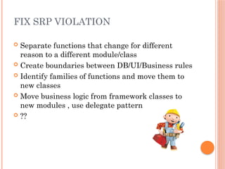 SOLID Principles : set of five design principles in object-oriented ...