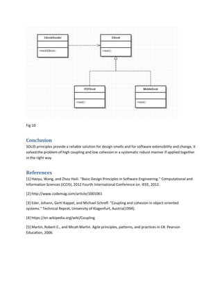 Solid Principles, for better cohesion and lower coupling | PDF