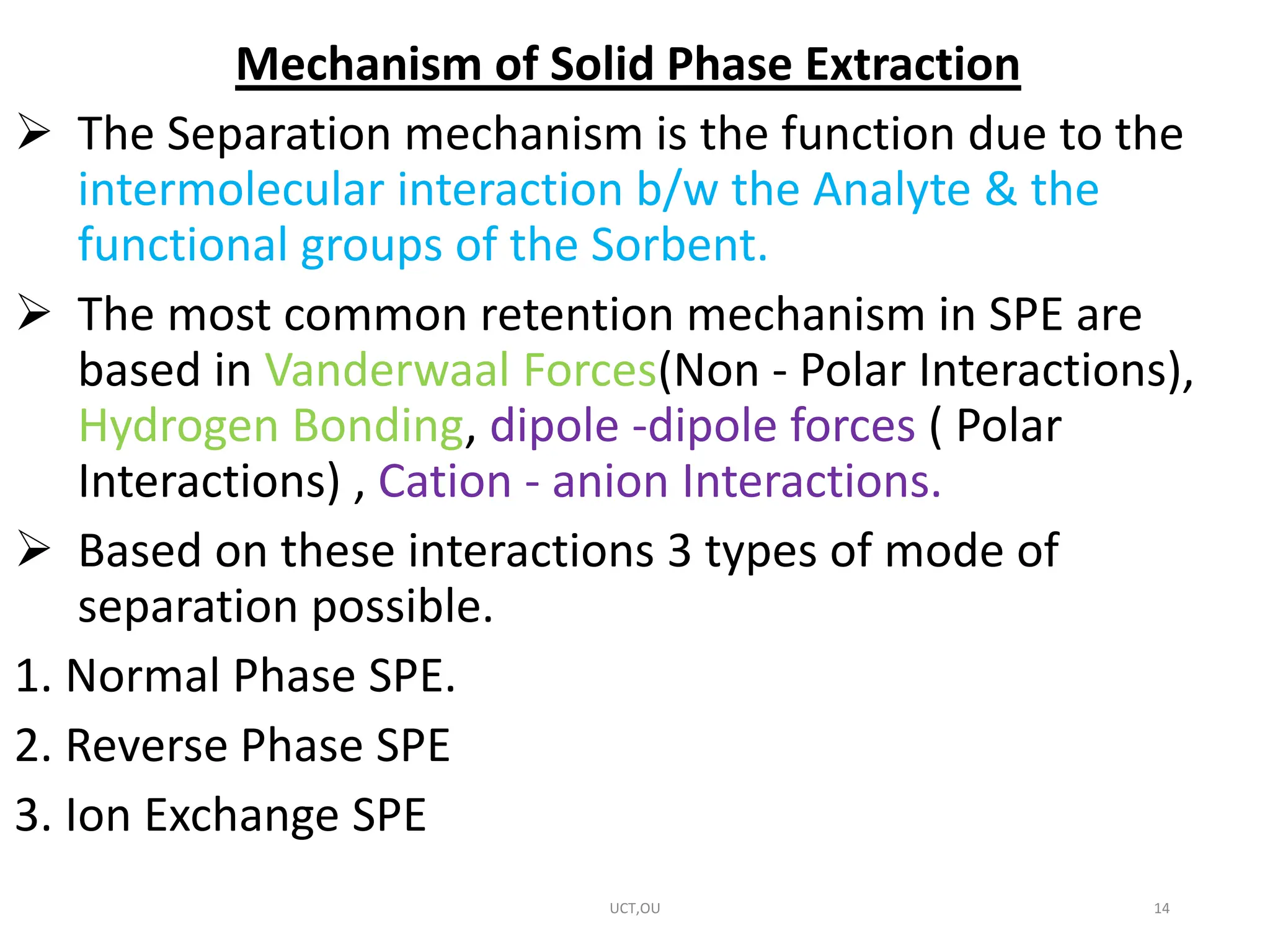 Solid - Phase Extraction By GUNTI SHASHIKANTH | PPTX