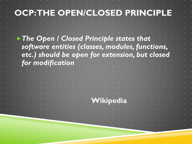 Solid principle | PDF | Web Development | Internet