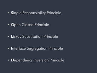 S.O.L.I.D. Principles | PPT