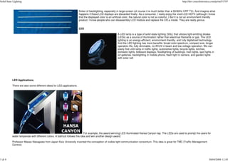 Solid State Lighting | PPT