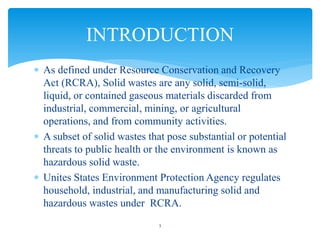 Solid and Hazardous waste Management in USA.pptx