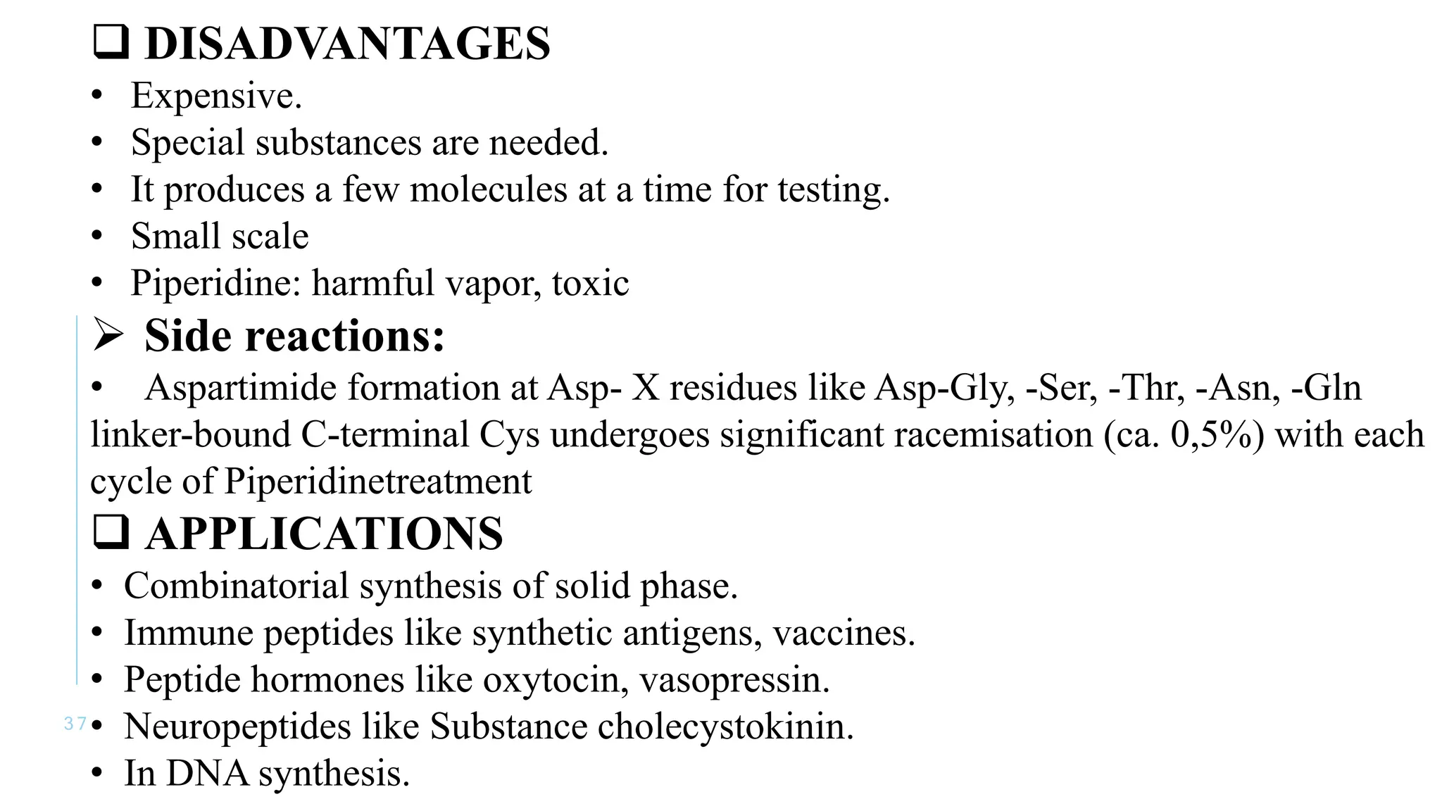 Solid and Solution phase peptide synthesis PPT.pptx | Chemistry | Science
