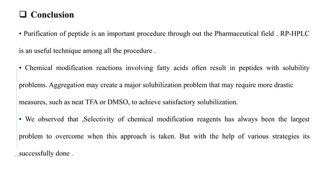 Solid and Solution phase peptide synthesis PPT.pptx | Chemistry | Science