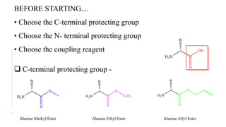 Solid and Solution phase peptide synthesis PPT.pptx