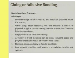 Solid based RP systems LOM Method | PPT