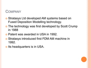 Solid based RP systems FDM | PPTX