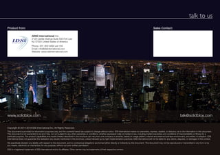 Solidblox brochure