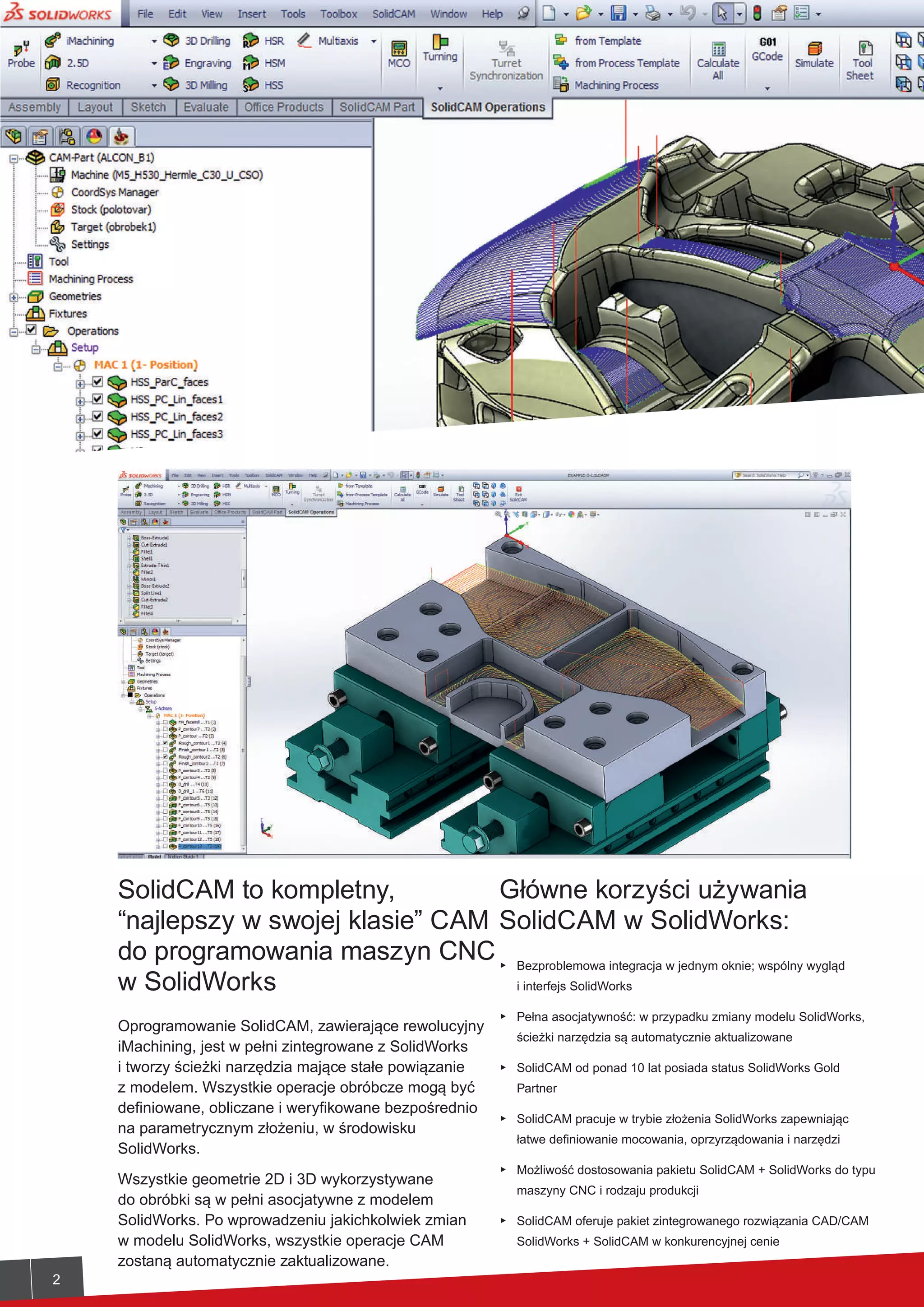 SOLIDCAM dla SOLIDWORKS | PDF