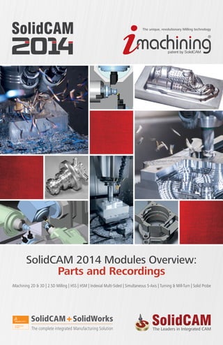 Solidcam 2014 modules_overview | PDF