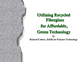 Solid Cast Polymer Technology | PPT