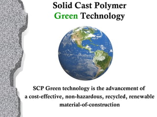 Solid Cast Polymer Technology | PPT