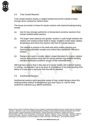 Solid Catalyzed Gas Phase Reactor Selection | PDF
