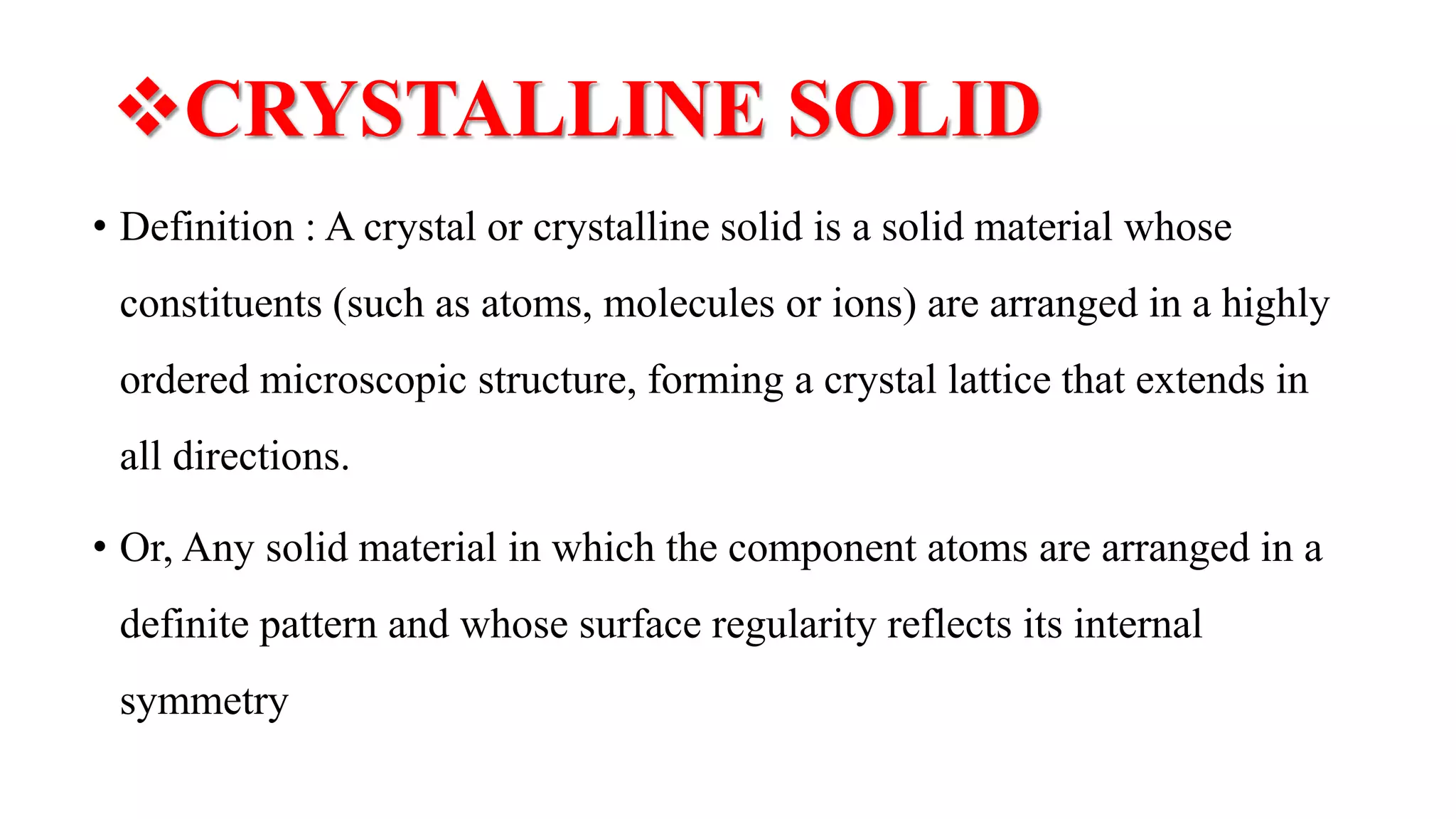 State of matter and properties of matter (Part-7)(Solid-crystalline, Amorphous and Polymorphism ...