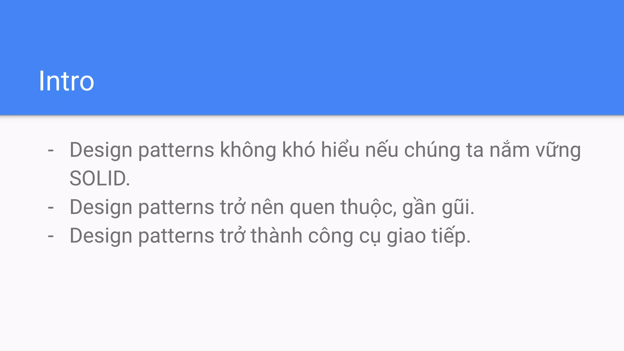 SOLID & Design Patterns | PPT