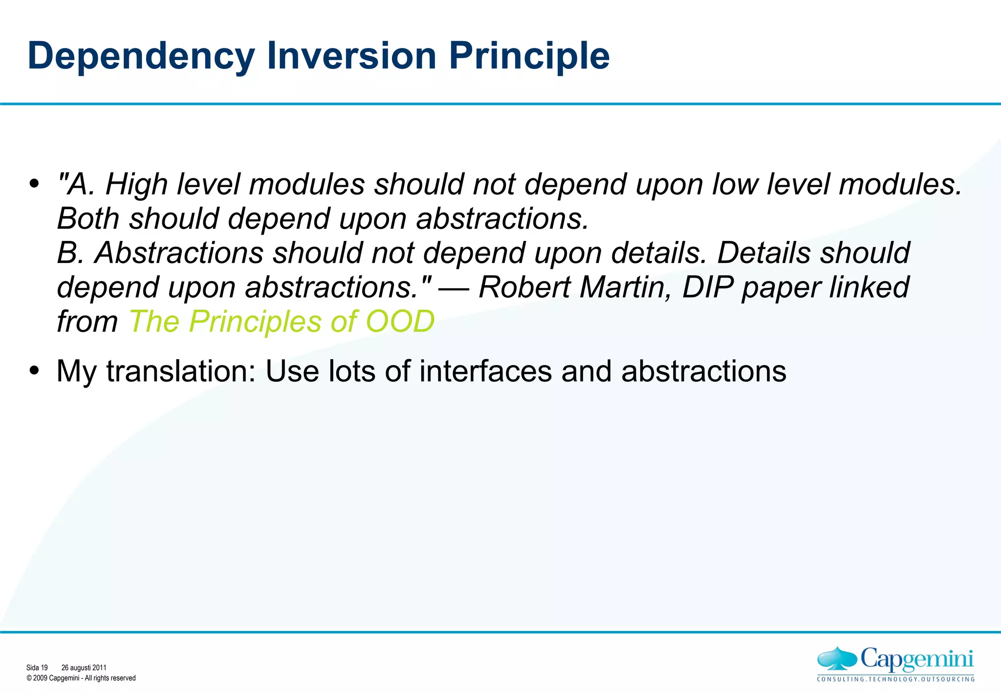 SOLID Design Principles | PPT