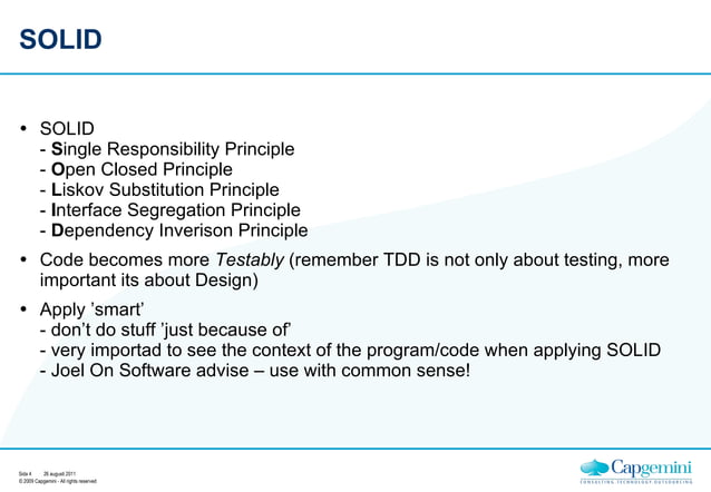 SOLID Design Principles | PPT | Programming Languages | Computing