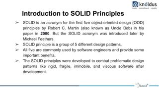 SOLID Design Principles for Test Automaion | PDF