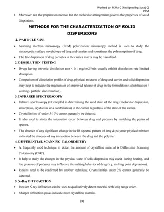 Solid Dispersion - Solubility enhancing tool | PDF
